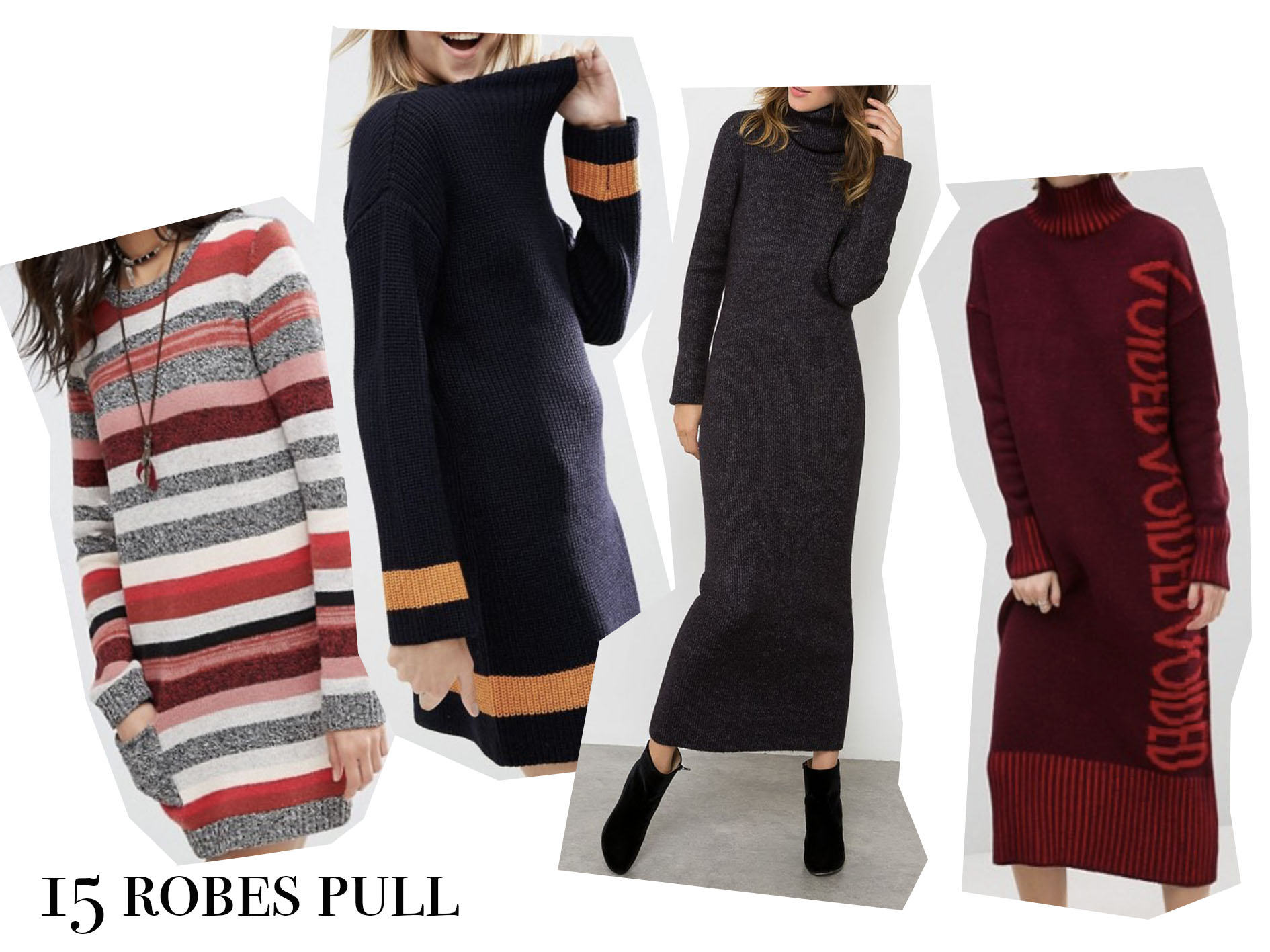 15 robes pull pour cet hiver - Les coulisses d'Alice